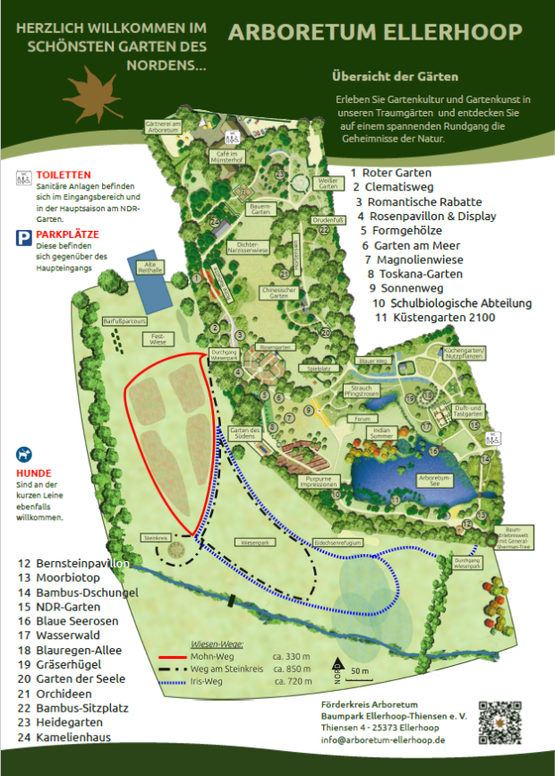 Besucherinfos - Arboretum Ellerhoop - der schönste Garten im Norden